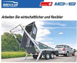 Absetzkipper – Welaki - 3.5 t-Anhänger – Schweizer Hersteller - Nidwalden